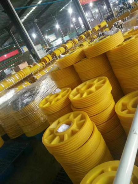 Quality Nylon Traction Elevator Nylon Pulley Wheels Traction Sheave Elevator Drive for sale