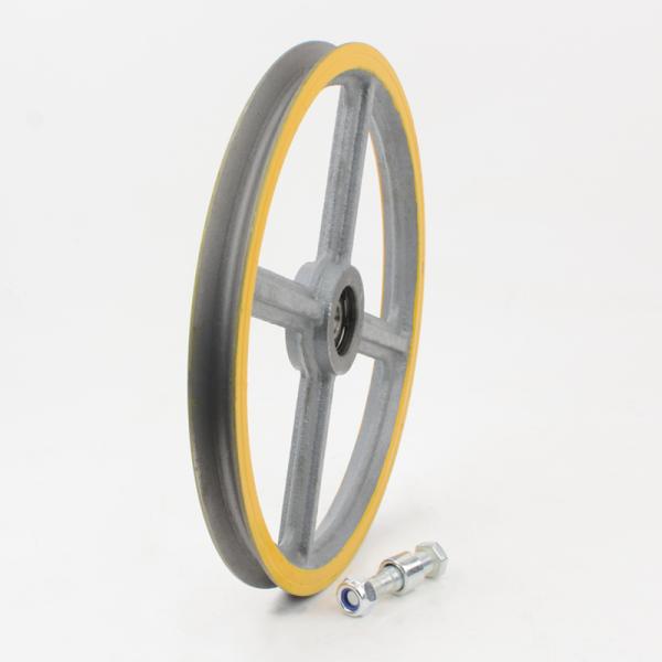 Quality Modern Elevator Tensioner Device 250 Bearing 6201 Speed Limiter Pulley Elevator Parts for sale