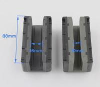 China Elevator Guide Shoe Insert Liner 88x20mm UHMWPE Self-Lubricating Wear-Resistant Parts for sale
