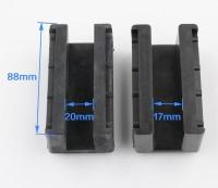 China Elevator Guide Shoe Insert Liner 88x20mm UHMWPE Self-Lubricating Wear-Resistant Parts for sale