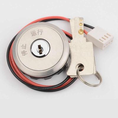 China Elevator Parts Elevator Run Base Station Lock Elevator Circular Lock Elevator Box Lock for sale