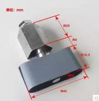 China Elevator Door Slider UHMWPE Guide Shoe for Otis Kone Mitsubishi -20 to 60C for sale