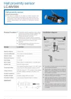 China LC-MV59X Hall Proximity Sensor Elevator Load Weighing Device Overload Switch 48V for sale