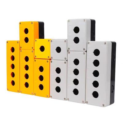 China Emergency Stop ABS PC Waterproof Modern Design Villa Use Elevator Parts Button Switch Box Hole Control Box for sale