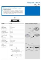 China UC-AP Elevator Load Measuring Device Overload Switch Weighing Detection Sensor 500kg Capacity for sale
