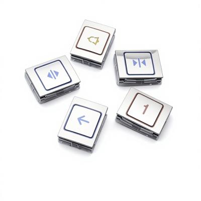 China Modern Design Elevator Call Button Square Push Button Switch Spare Parts for sale