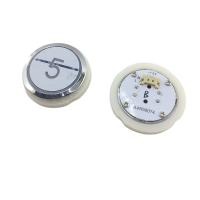 China Stainless Steel Elevator Push Button Lift Spare Part DC24V Customizable Digital Floor Button for sale