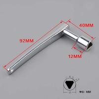 China Universal Elevator Triangle Key Lock Set Zinc Alloy 8mm Shaft Emergency Accessories for sale