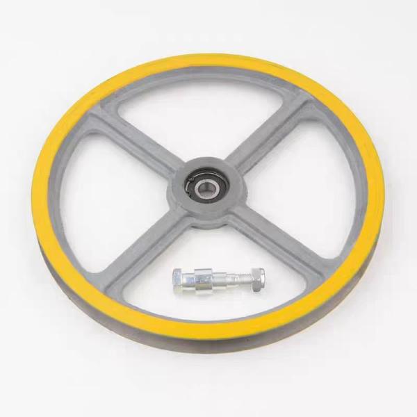 Quality Modern Steel Speed Governors For Elevator Lift Tension Roller Wheel Pulley D250x6201 for sale