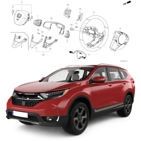 Quality OEM 77810-T2J-H70ZA Manufacturing for Honda CRV 2018-2022 Full Range of Auto for sale