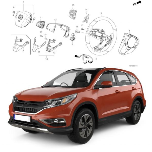 Quality OEM 77810-T2J-H70ZA Manufacturing for Honda CRV 2018-2022 Full Range of Auto for sale