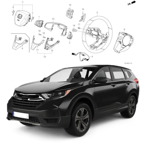 Quality OEM 77810-T2J-H70ZA Manufacturing for Honda CRV 2018-2022 Full Range of Auto for sale