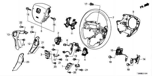 Quality Full Range of Car Aftermarket Accessories for Honda Accord13-17 OEM NO 77810-T2J for sale