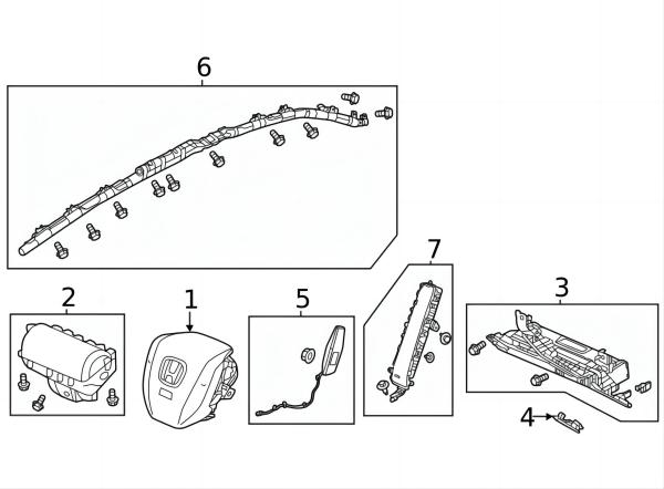Quality Car Fitment HONDA ABS Full Range Auto Accessories for Civic 21-23 77801-T20 for sale
