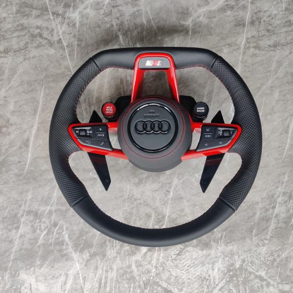 Quality Audi Red Multi-Function Steering Wheel Perfect for A3 A4L A5 A6L A7 A8 Q5 Q3 for sale