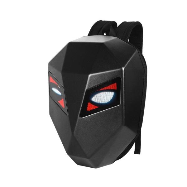 Quality Black LED Knight Backpack for Cool Motorcycle Riders Waterproof Hard Iron Man Style for sale