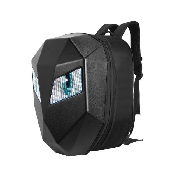 Quality Black LED Knight Backpack for Cool Motorcycle Riders Waterproof Hard Iron Man for sale