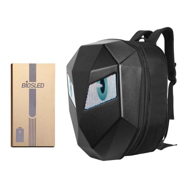 Quality Black LED Knight Backpack for Cool Motorcycle Riders Waterproof Hard Iron Man for sale