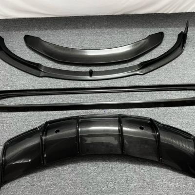 China Tesla Model3 Carbon Fiber Front and Rear Lip Side Skirt Body Kit for Superior Fitment for sale