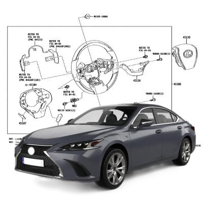 China OEM 4513033640C0 mercado de reposição de automóveis para Toyota Lexus ES200 gama completa de acessórios para automóveis à venda