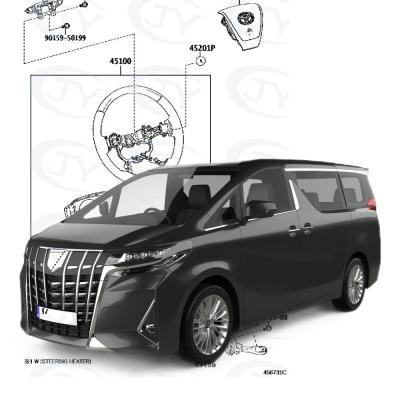 Cina Migliora la tua Toyota Alphard 18-21 con la gamma completa di accessori per auto OEM in vendita