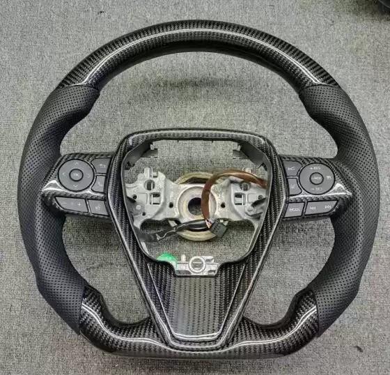 Quality Customized Carbon Fiber LED Racing Marquee Steering Wheel Suitable for Toyota for sale