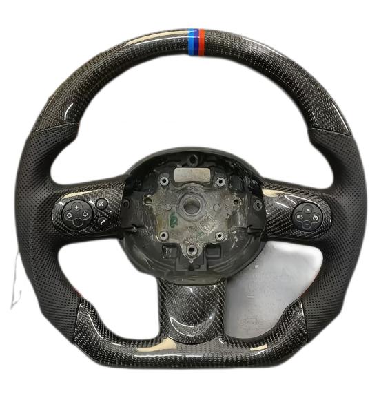 Quality Carbon Fiber Steering Wheel 44*44*25 Perfect Fit for BMW Mini Cooper R55/56/60 F55/56 for sale