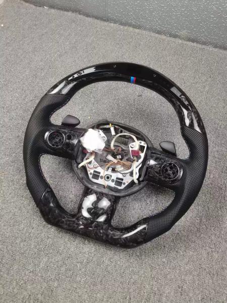Quality Carbon Fiber Steering Wheel 44*44*25 Perfect Fit for BMW Mini Cooper R55/56/60 for sale