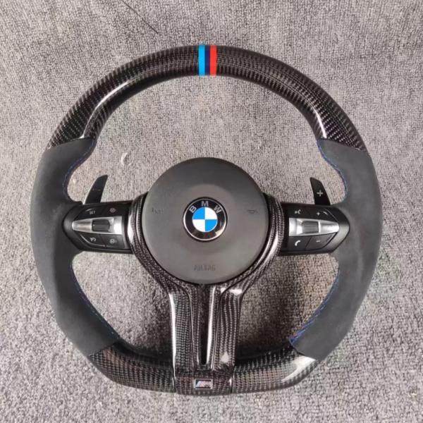 Quality True Carbon Fiber 44*44*25 Steering Wheel Assembly Set for Bmw M2/M3/M4/M5/M6 for sale