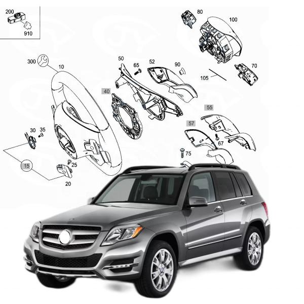 Quality ABS Automobile Accessories for Benz E350/CLS550/GLK 2017 Full Range OEM for sale