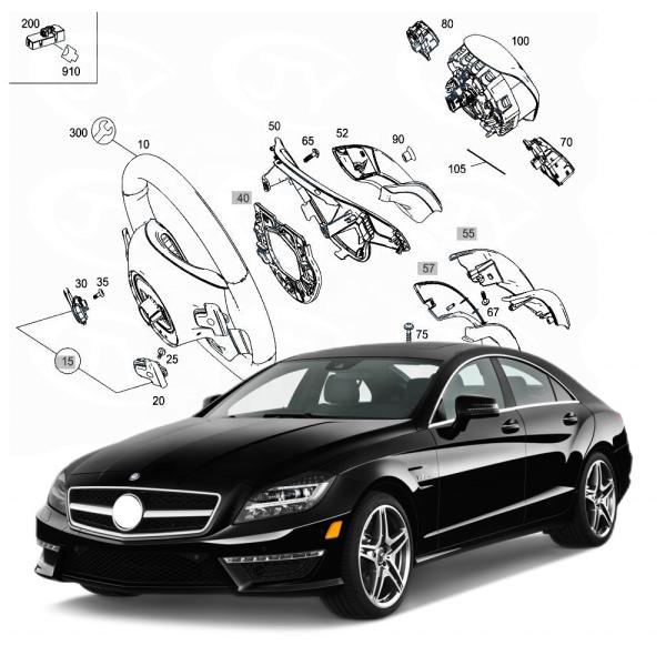 Quality ABS Automobile Accessories for Benz E350/CLS550/GLK 2017 Full Range OEM for sale