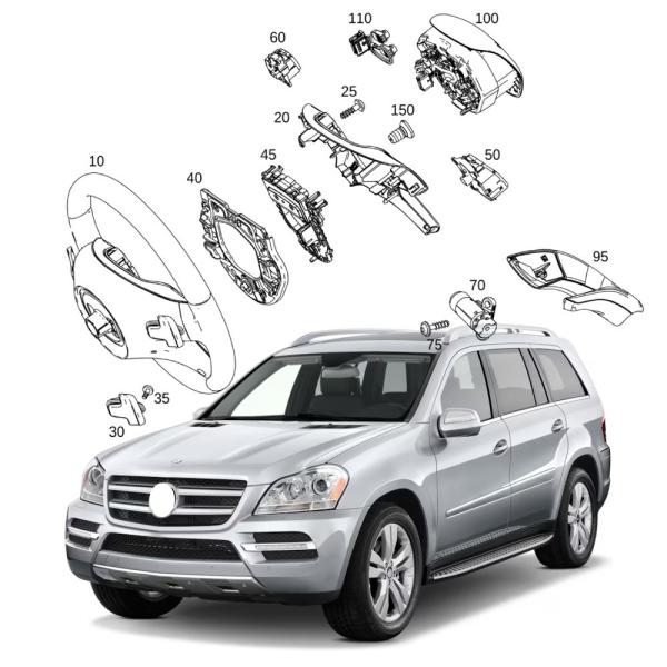 Quality 2011 Full Range Auto Accessories for-Benz ML350L450 X166 OEM A16686000022 for sale