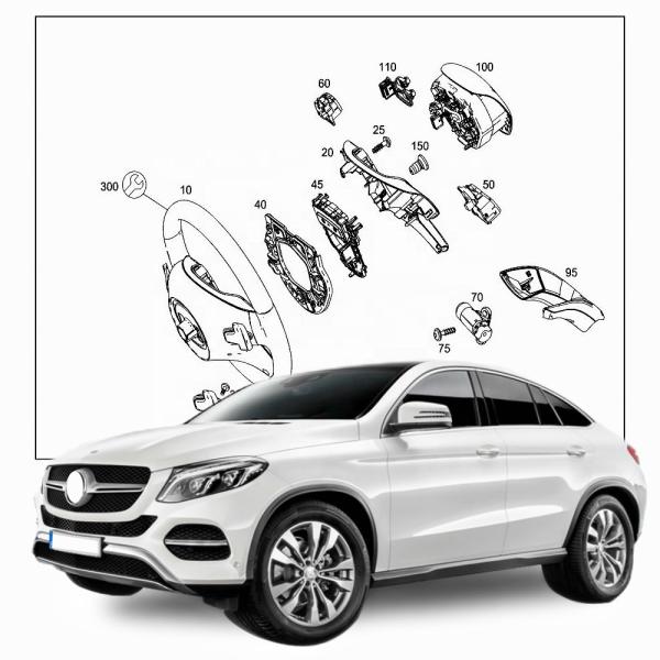 Quality A0008603200 ABS Car Aftermarket for-benz GLE W166 W292 2015 Full Range Auto for sale