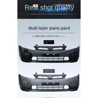 China 71101-snv-h500 Plastic Bumper Cover voor HONDA Civic 2009 Custom Car Front Guard Shell Te koop