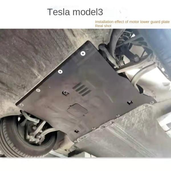 Quality OE 1104312-00-B Black Bumper Lower Guard Plate Chassis Splash Cover for Tesla for sale