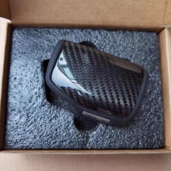 Quality 17-21 Audi A4L A5 Q5L Q7 S RS ABT Carbon Fiber Handball Cover Shift Handle Cover for Q5 for sale