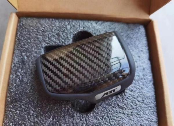 Quality 17-21 Audi A4L A5 Q5L Q7 S RS ABT Carbon Fiber Handball Cover Shift Handle Cover for sale
