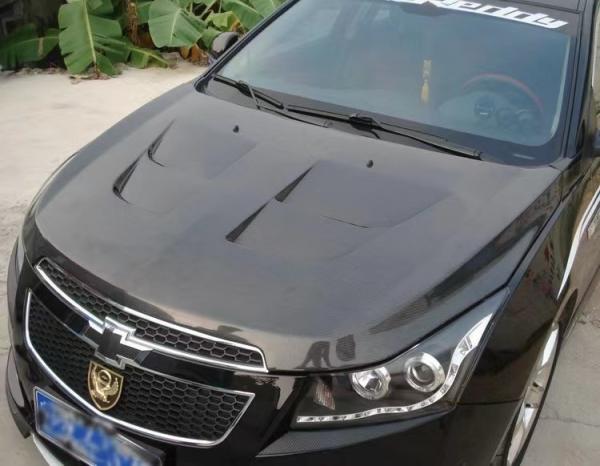 Quality 2009-2015 Chevrolet Cruze Resin Fiber/Carbon Fiber Engine Cover with Trade for sale