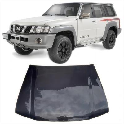 Cina Coperchio in fibra di carbonio personalizzato per pattuglia Y60 Y61 Pickup Hood Upgrade Style in vendita