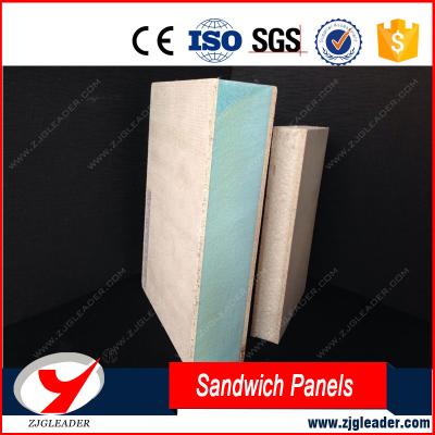 China Mgo EPS/XPS sandwich panel for prefabricated interior partition walls for sale