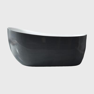 China Freestanding Corner Soaking Bathtub White Acrylic Wall Type With Overflow Drainer for sale