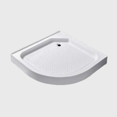 China OEM Acrylic Single Shower Corner Shower Base Rectangular Triangle For Bathroom Hotel for sale