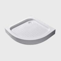 China OEM Acrylic Single Shower Corner Shower Base Rectangular Triangle For Bathroom Hotel for sale