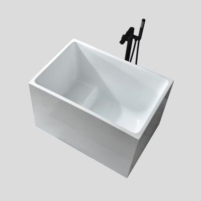 China Tailored 1300mm 1500mm Freestanding Bath High Gloss Acrylic Deepest Soaking Tub for sale