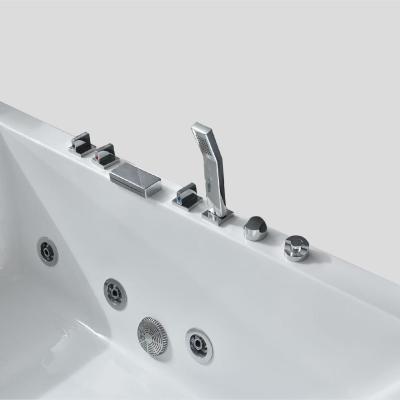 China Seamless Jacuzzi Alcove 72 Inch Whirlpool Tub Bonding Anti Slip Deep Soaking for sale