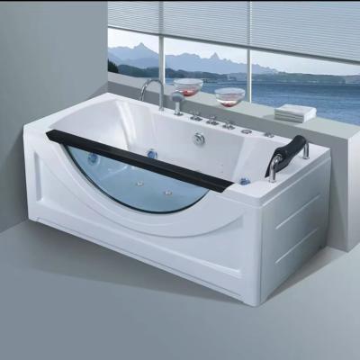 China Bathroom Acrylic Massage SPA Jacuzzi Freestanding Tub Air Bubble 60 X 32 for sale