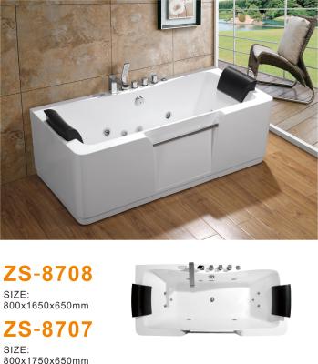 Acrylische vrijstaande jacuzzibad voor snelle voorraadomzet Hoge duurzaamheid