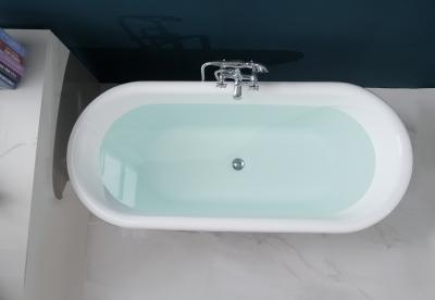 China Bañera de diseño moderno de acrílico con capacidad de 60 galones y garantía de 1 año para 1-2 personas en venta