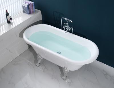 China Bañera exenta de diseño contemporáneo de acrílico con 5 años de garantía y 1700 mm de longitud para el modelo LC942 en venta