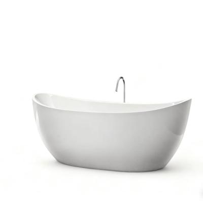China 1500x750x720mm Customizable Size Acrylic Free Standing Bathtub with Seamless Bonding and Fiberglass Reinforcement for sale